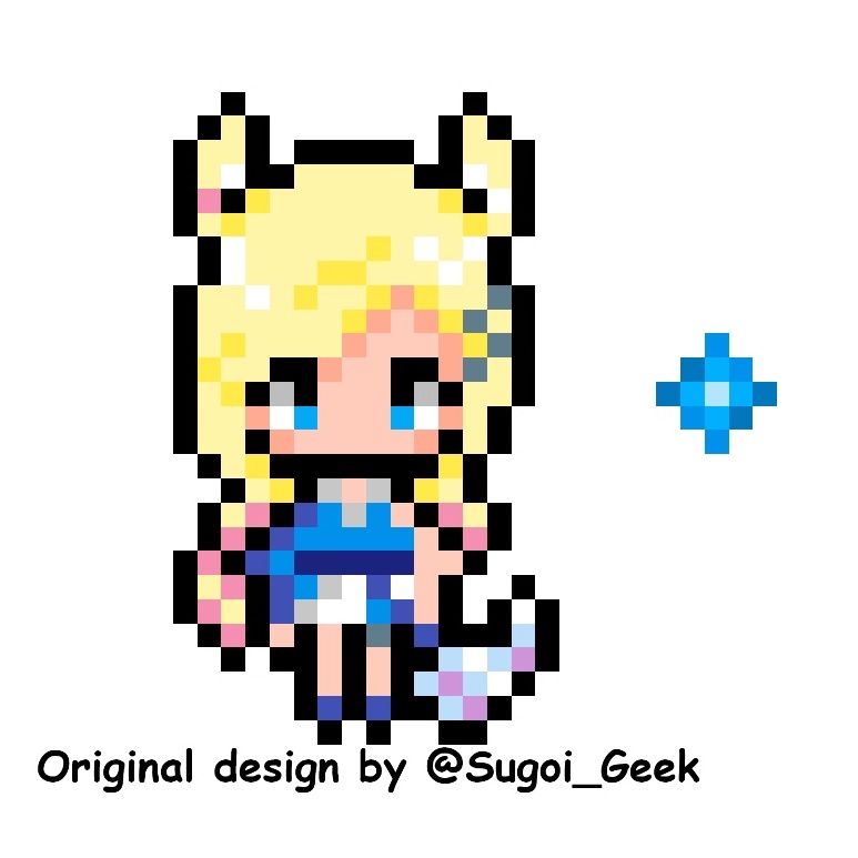 Ahri Skins League Of Legends Chaveiro Hama Perler Beads | Shopee Brasil