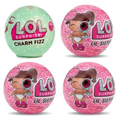 6 Bolas LOL Surprise + 1 Boneca + Roupas + Mamadeira + 4 Cards | Shopee ...