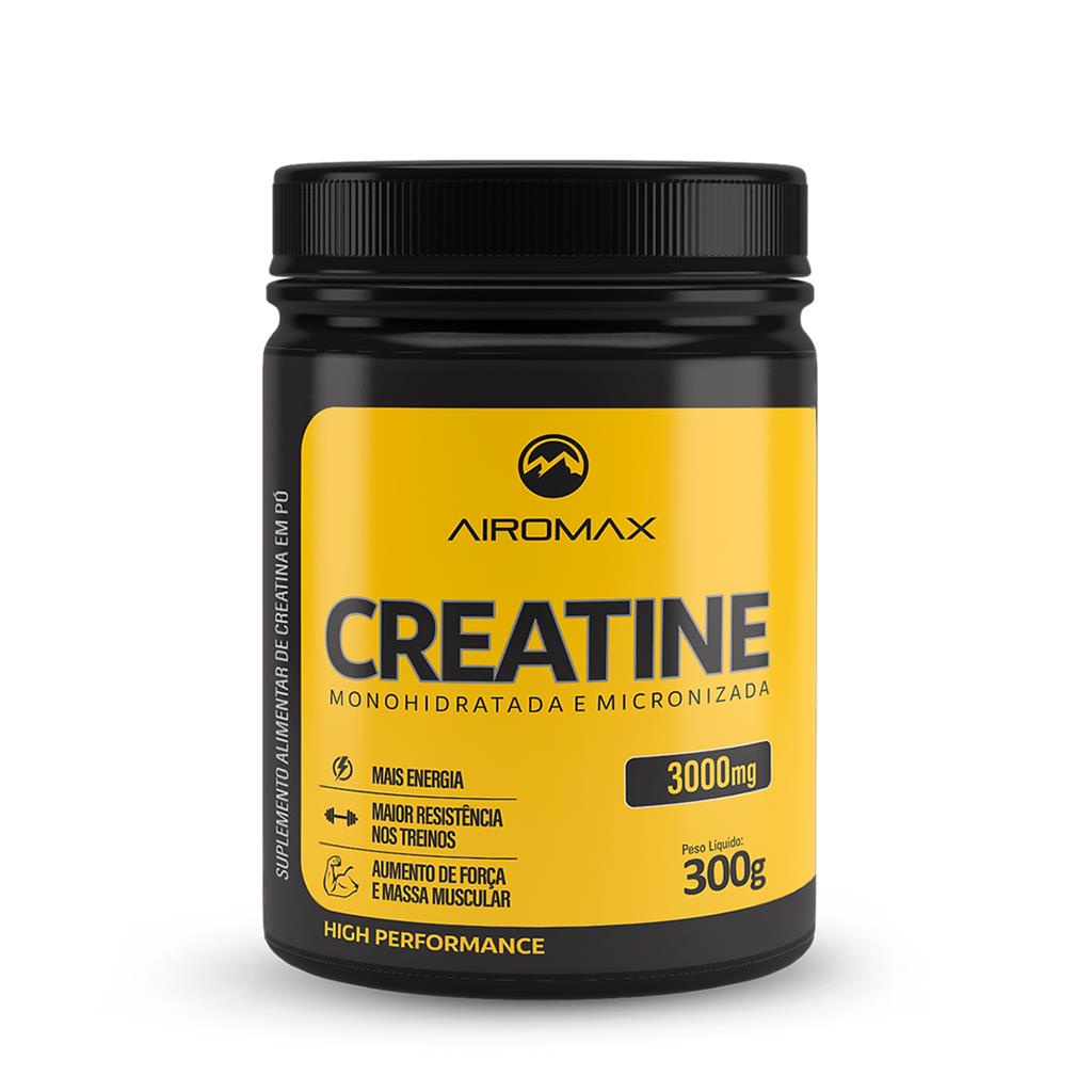 Creatina Micronizada Monohidratada 300g Airomax Shopee Brasil
