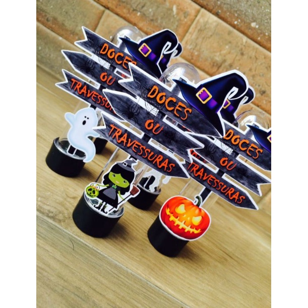 10 Tubetes Halloween | Shopee Brasil