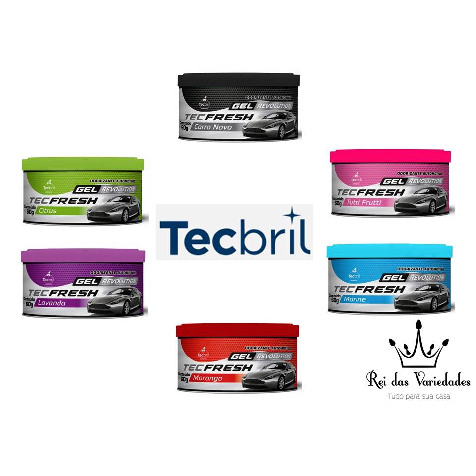 Perfume Veicular Tec Fresh Revolution 60 gramas | Shopee Brasil