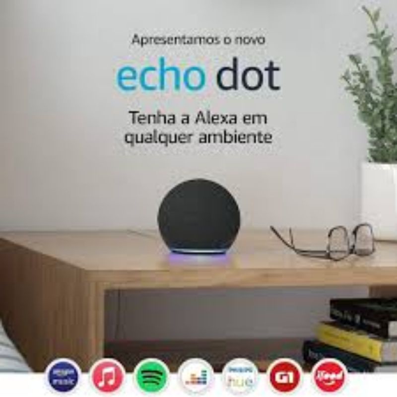 Novo Echo Dot (4ª Geração): Smart Speaker com Alexa | Shopee Brasil
