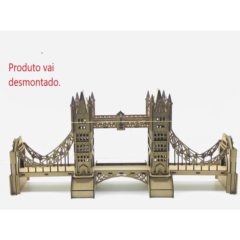 Ponte De Londres Tower Bridge Em Mdf | Shopee Brasil