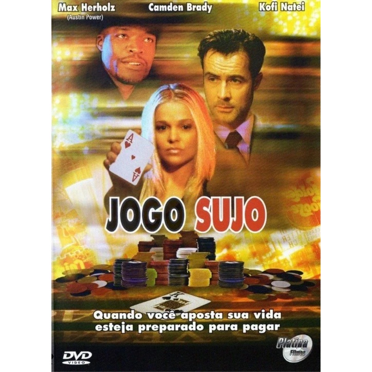 DVD Jogo Sujo - Max Herholz Camden Brady e Kofi Natei | Shopee Brasil