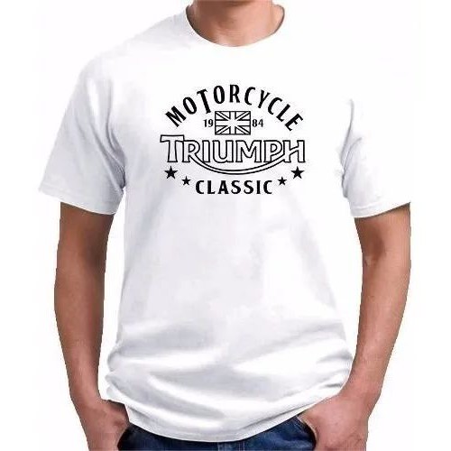 Camiseta Triumph Classic Motorcycle Shopee Brasil