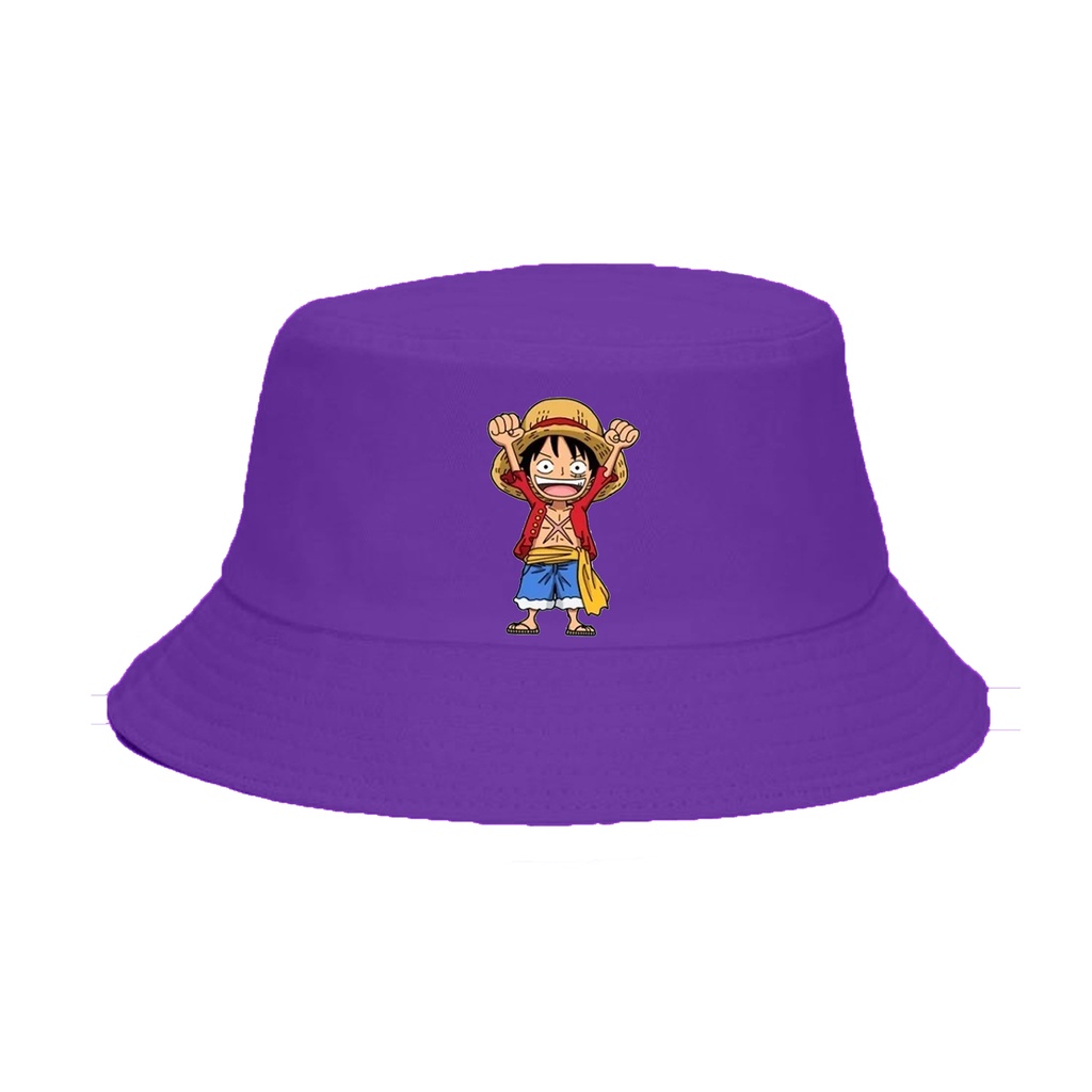 Boné Chapéu Bucket Hat New Unissex One Piece Luffy | Shopee Brasil
