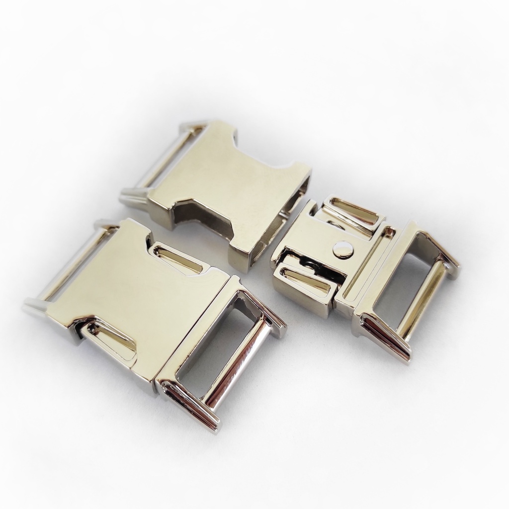 Fecho Fivela Pulseira Metal Niquel Cromo - 05N - Faz a Boa!