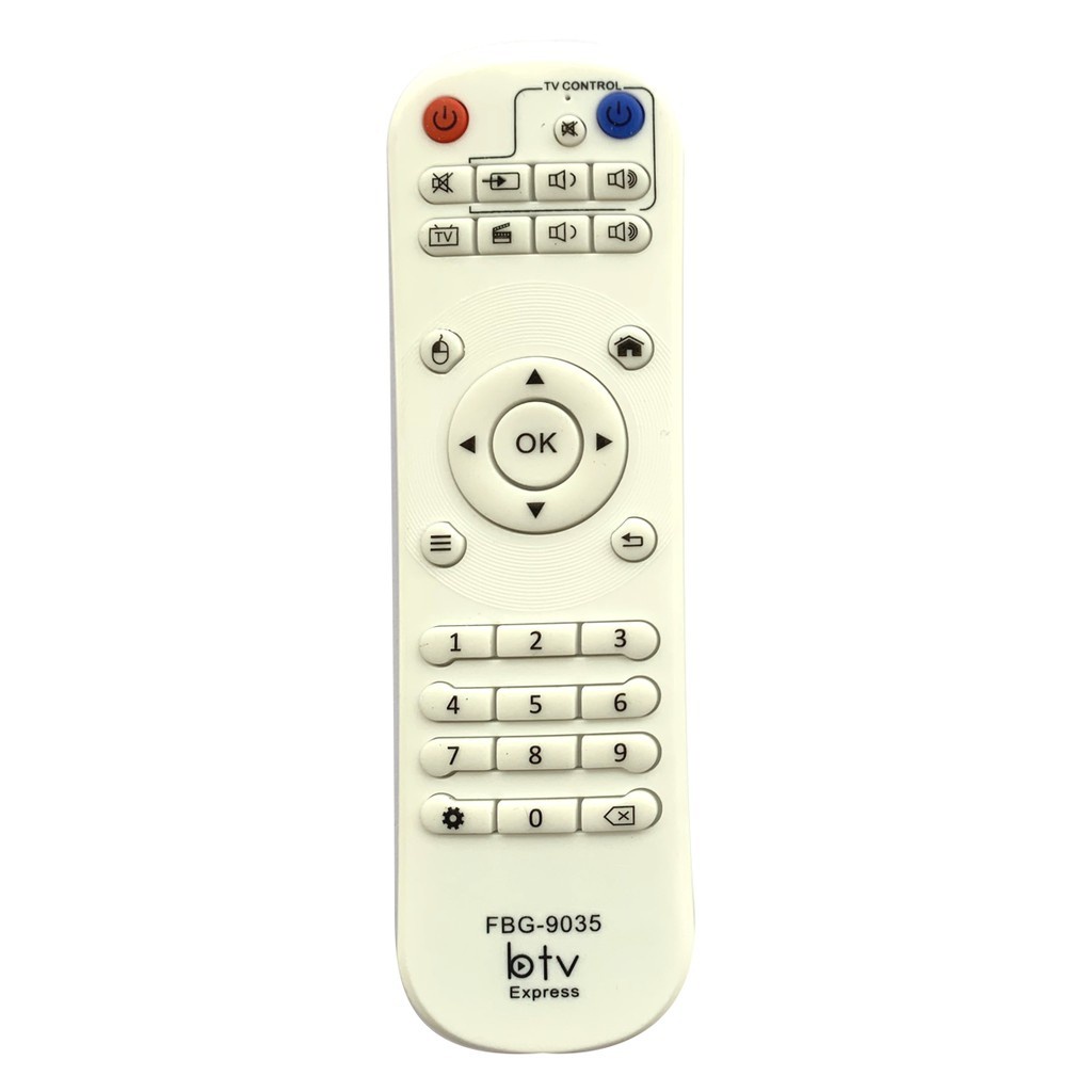 Controle Receptor BTV FBG-9035 TV box BTV B8 B9 B10 B11 BX E9 Express ...
