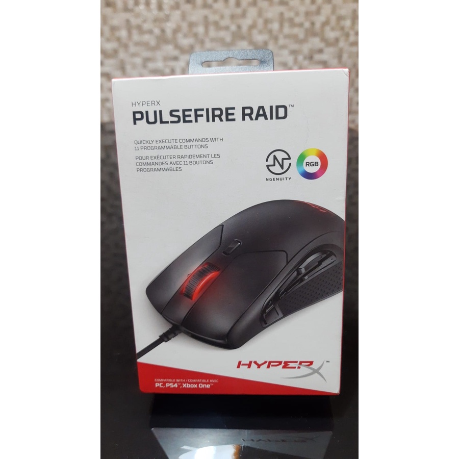 Mouse HyperX Pulsefire Raid | Shopee Brasil