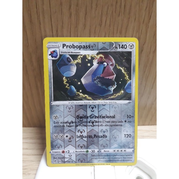 Pokémon TCG - Probopass RARA Reverse Foil | Shopee Brasil