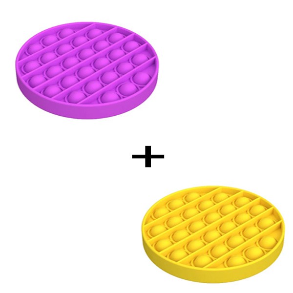 Kit C/2 Pop It Fidget Brinquedo Anti Stress Sensorial | Shopee Brasil