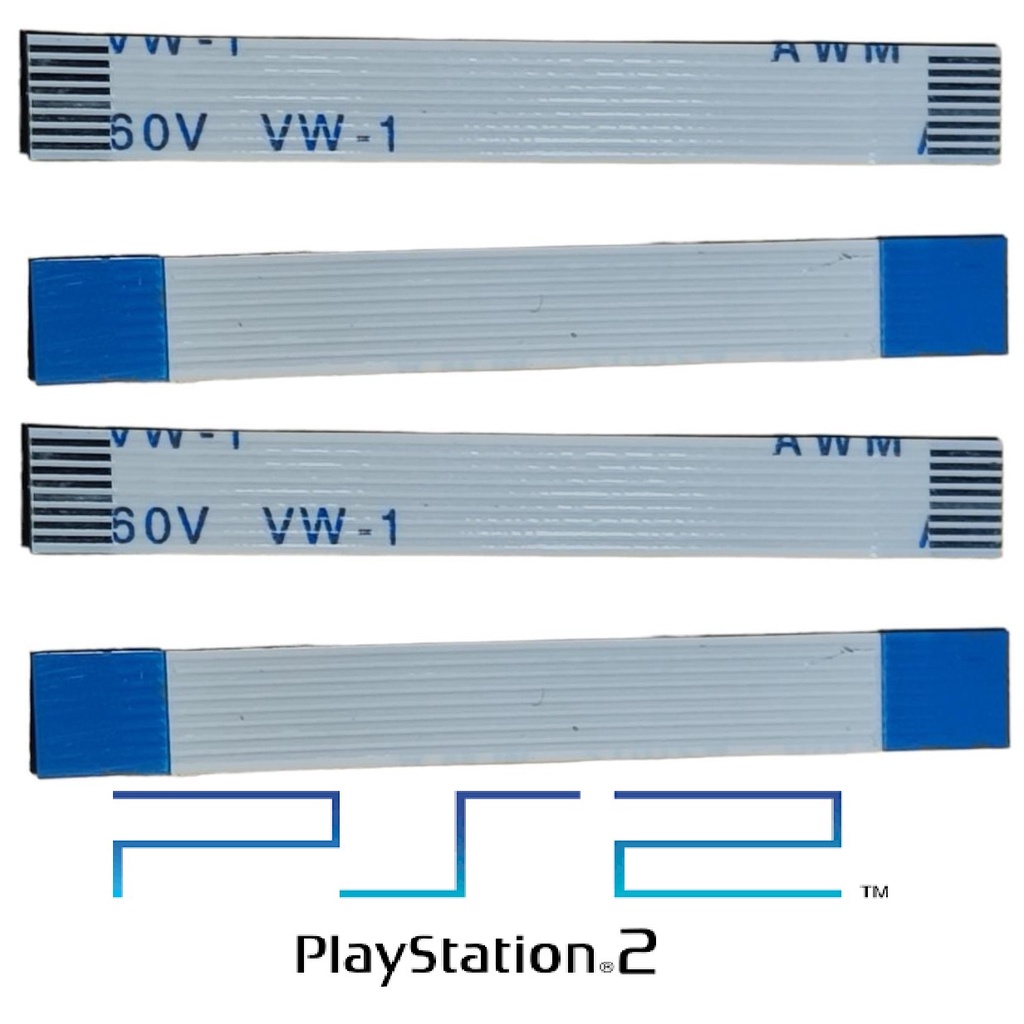 Kit Com 4 Flat Da Placa Reset E Power Ps2 Slim 90xxxx | Shopee Brasil