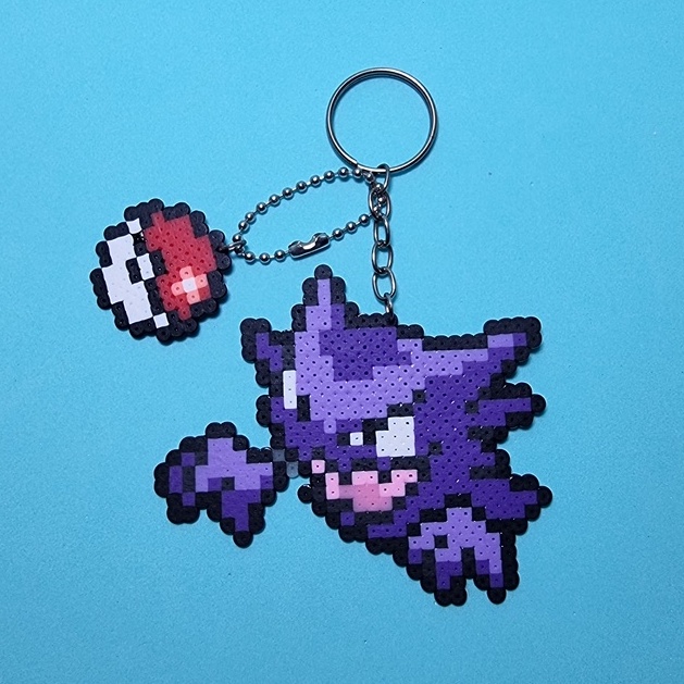 Chaveiro/ Ímã/ Pin/ Bottom Haunter - Pokémon - Pixel Art/ Pixel Arte ...