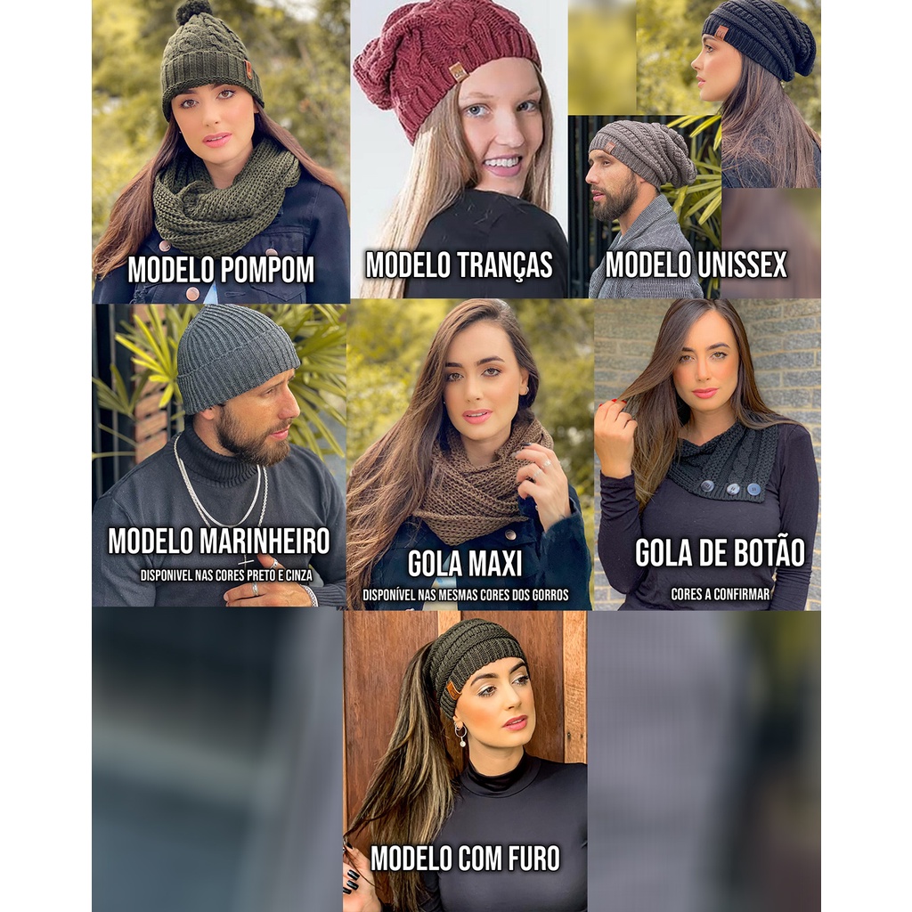 Kit revenda 11 Unidades golas e gorros | Shopee Brasil