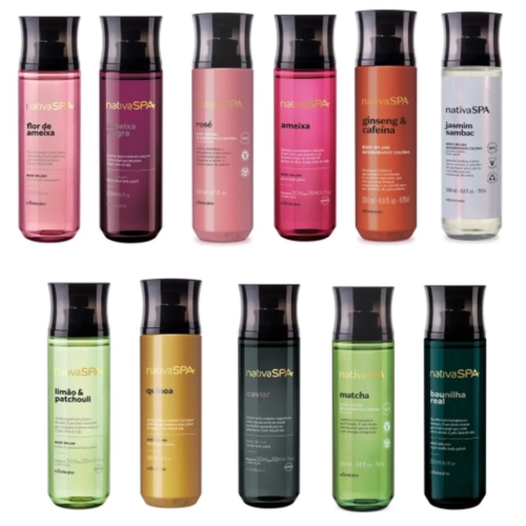 Body Splash O Boticário 200ml à Escolher! | Shopee Brasil