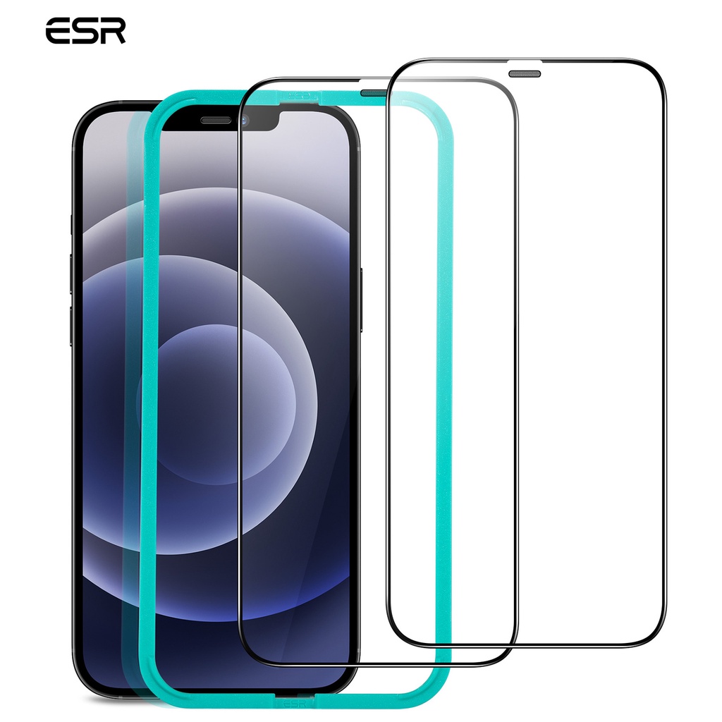 Esr Protetor De Tela Ultra-Tough Temperado-Glass Para Iphone 12 Mini / Iphone 12 / 12 Pro Max ...