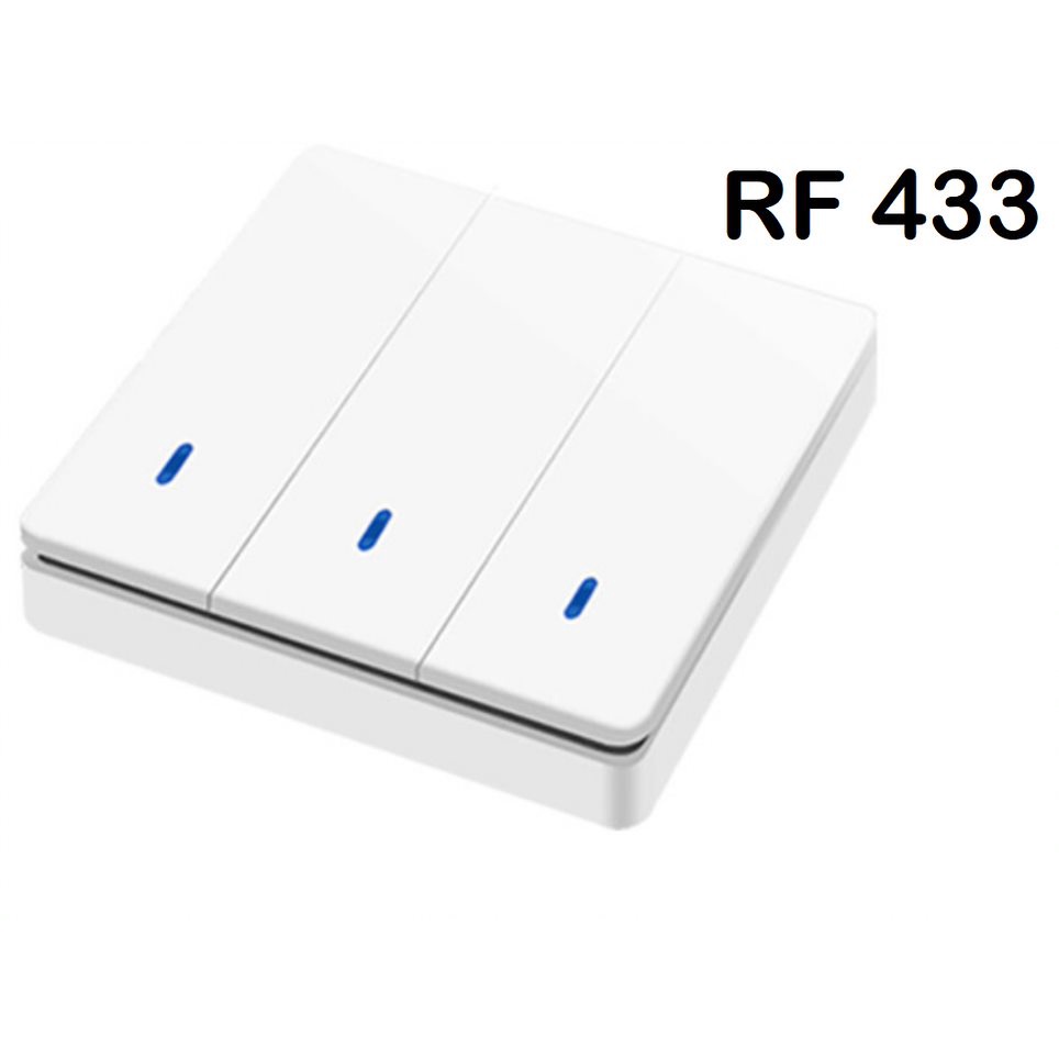 Interruptor Sem Fio 3 Teclas Rf433 Para Sonoff Rf 433 | Shopee Brasil