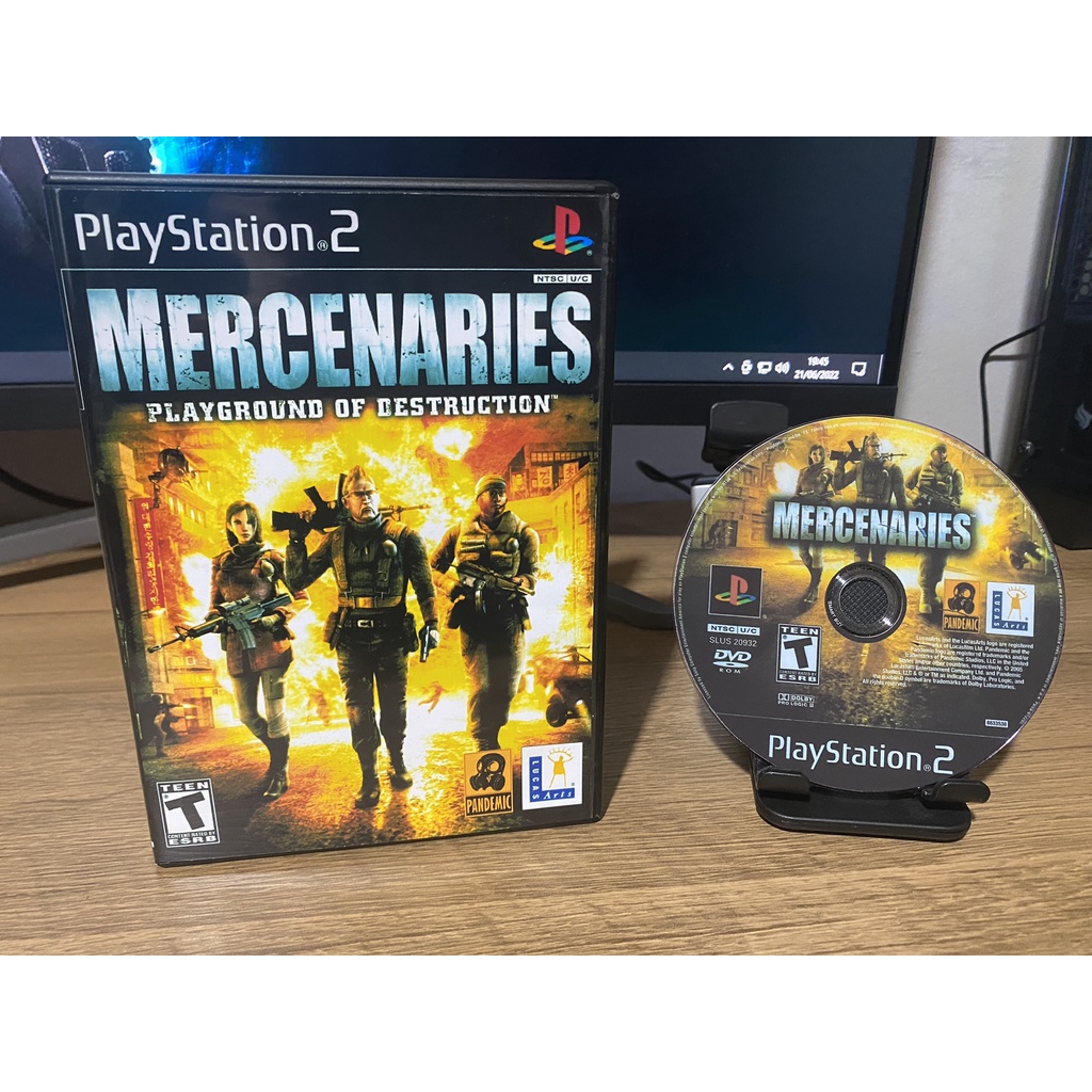 Mercenaries Playground of Destruction para PS2 | Shopee Brasil