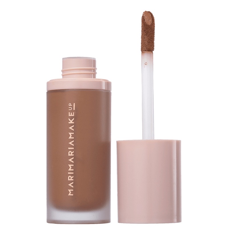 Base Líquida Mari Maria Makeup Velvet Skin cor Chocolate | Shopee Brasil