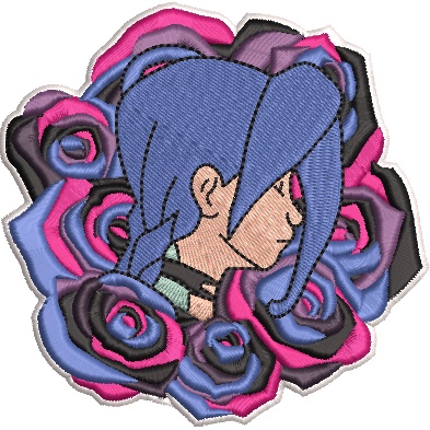 Patch bordado termocolante Jinx Arcane league of legends bordado ...