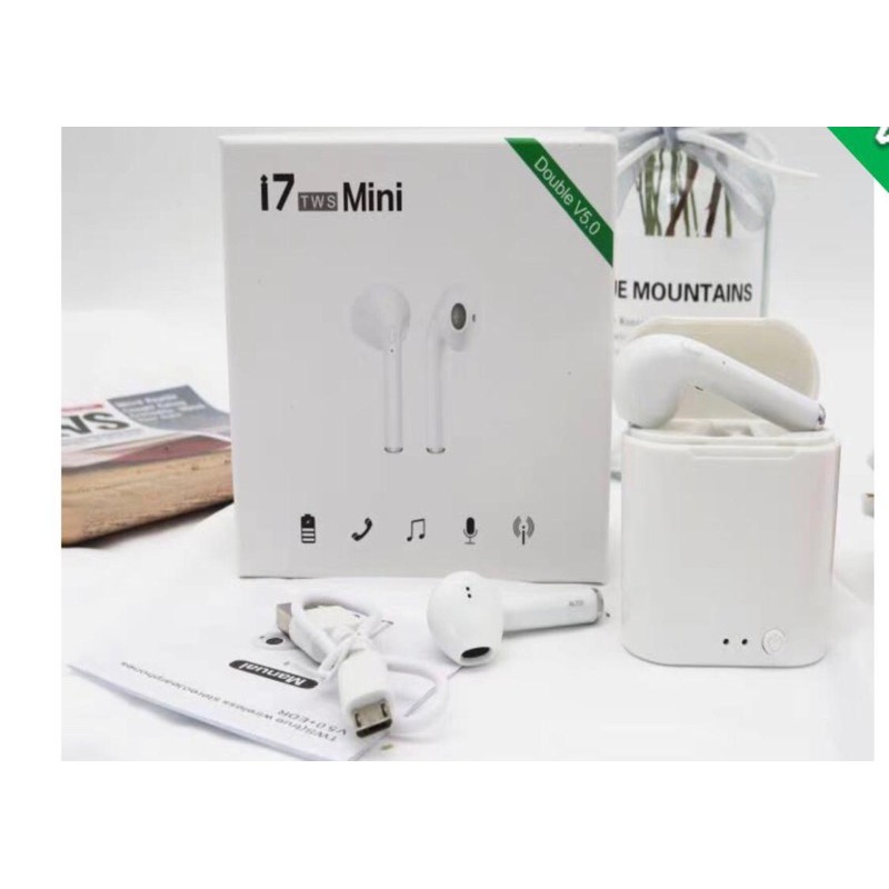 Fone De Ouvido Sem Fio I7mini Tws Branco / i7s Bluetooth | Shopee Brasil