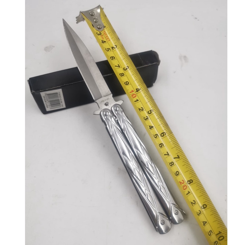 Canivete Faca Butterfly Borboleta Cs Go Afiado Cabo Vazado 1191 ...