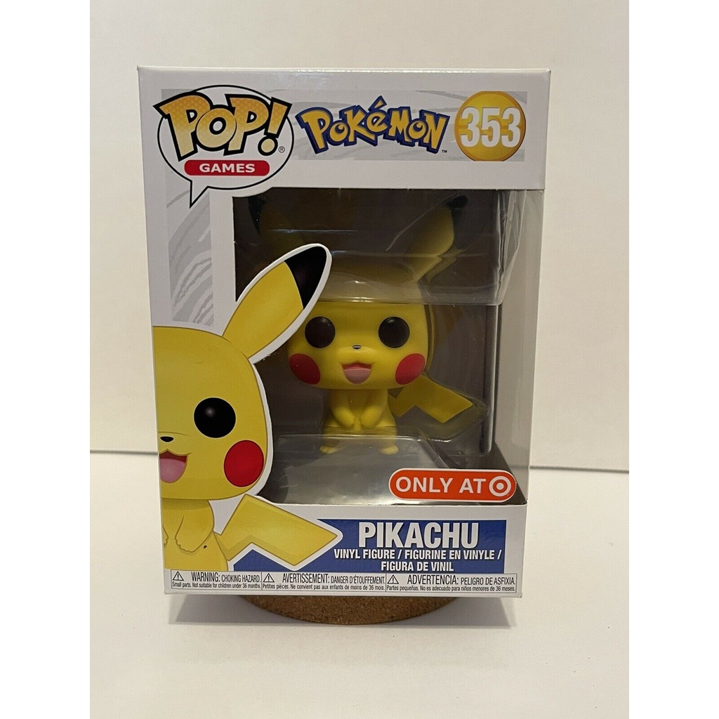 Funko Pop Games Pokemon Pikachu # 353 Figura Vinil | Shopee Brasil