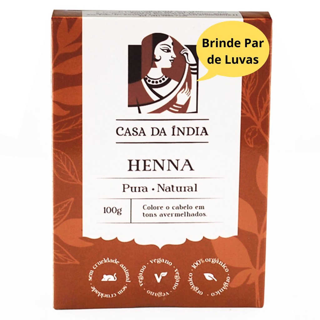 Henna Powder Indiana Casa da Índia 100% Natural Pura Para os Cabelos ...