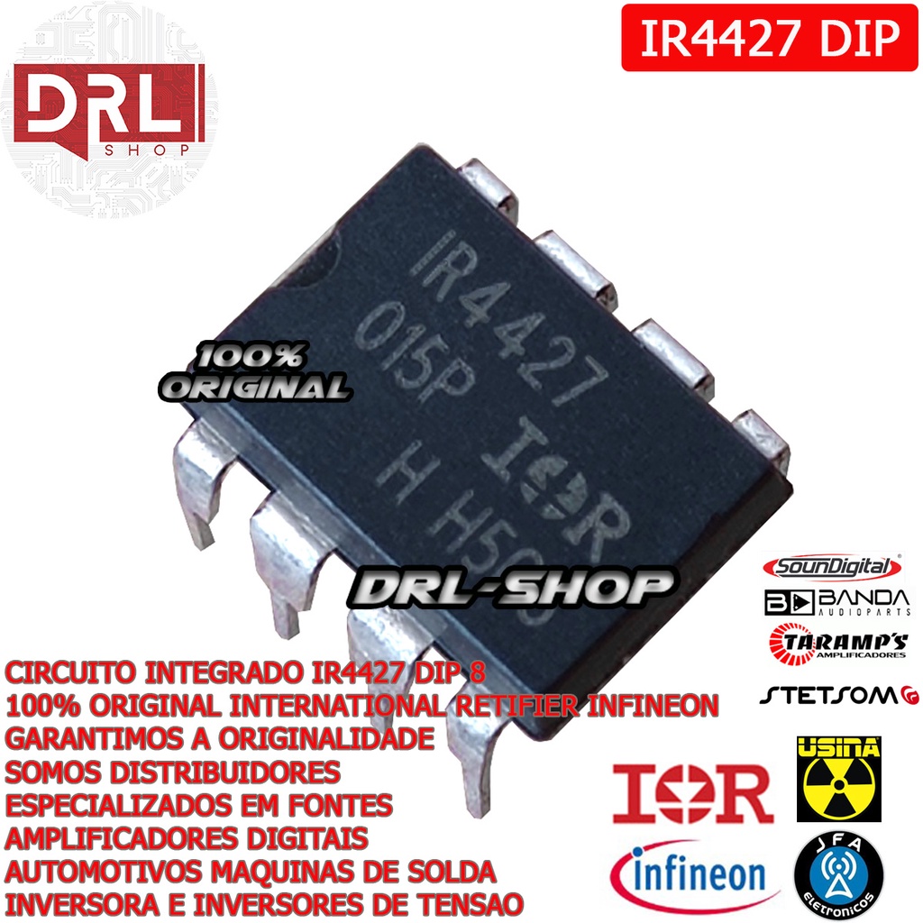 Kit 6 Ci Ir4427 = S4427 Dip IR4427 Original Fonte Usina Jfa | Shopee Brasil
