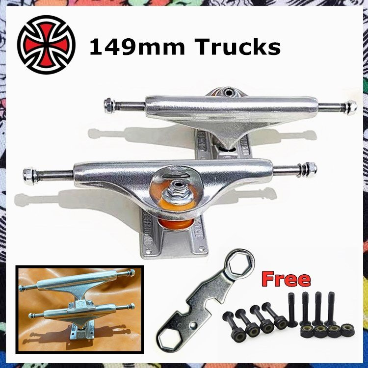 Skate Independent 149 Trucks 149mm Street Patinação Liga De Alumínio ...