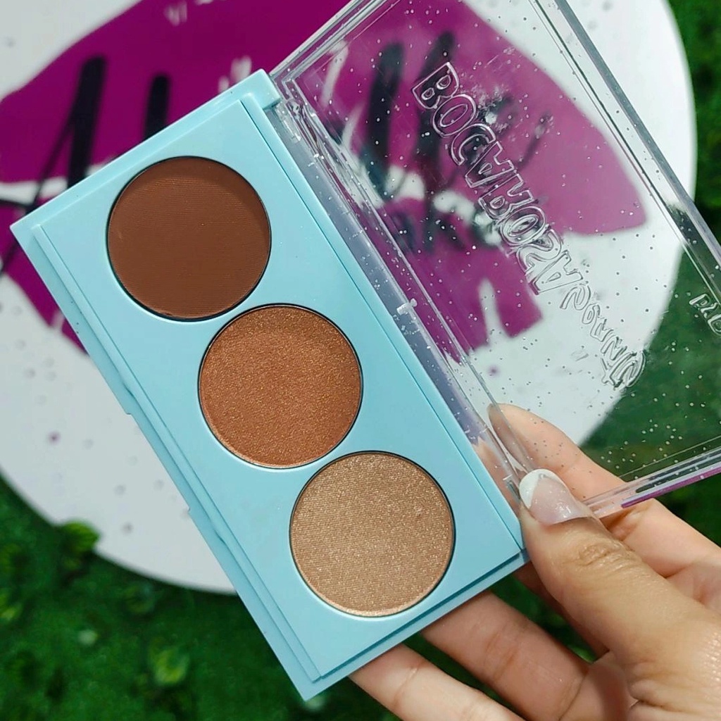 TRIO BOCA ROSA CONTORNO BLUSH E ILUMINADOR | Shopee Brasil