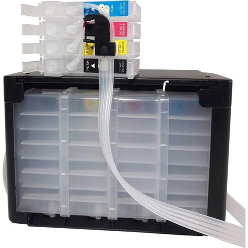 Kit Bulk Ink Epson XP 214 231 241 Wf 3720 4630 2760 2630 + Cartucho Sem ...