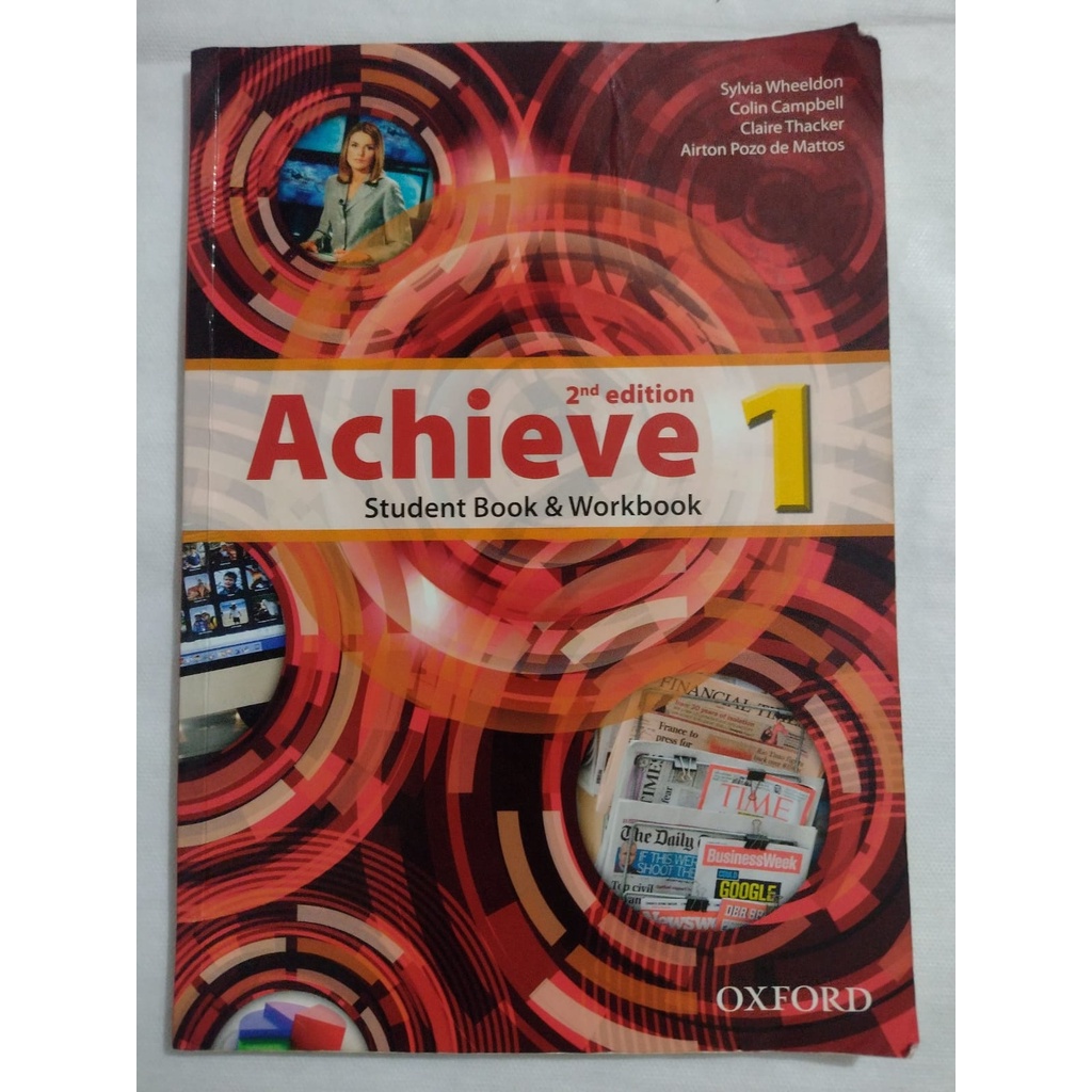 Achieve 1 - 2Nd Edition Student Book Workbook | Shopee Brasil