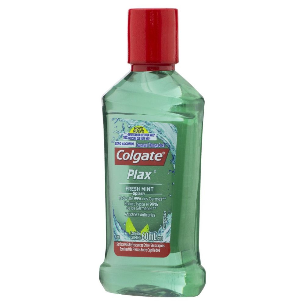 Plax Colgate Total Antiseptico Bucal Fresh Mint 60mL | Shopee Brasil