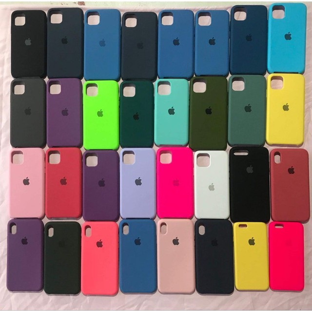Capa para iPhone 11 Silicone Aveludado Todas As Cores Promocionais para ...
