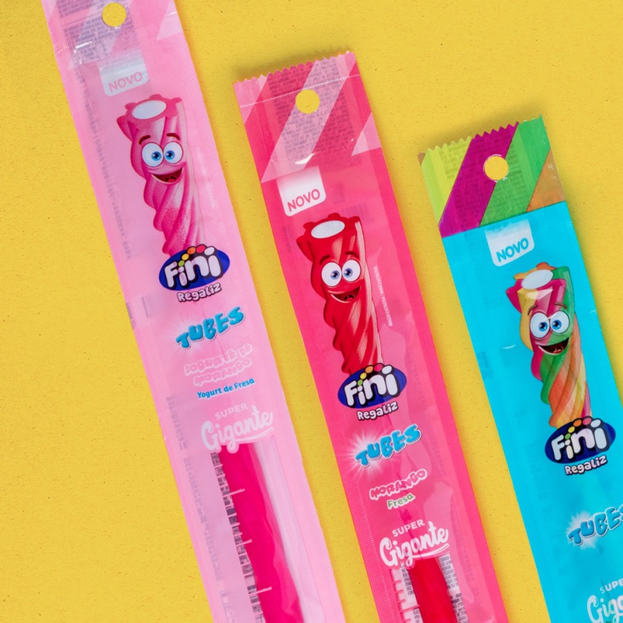 Fini Tubes Super Gigante Sabores 27g Unidade | Shopee Brasil