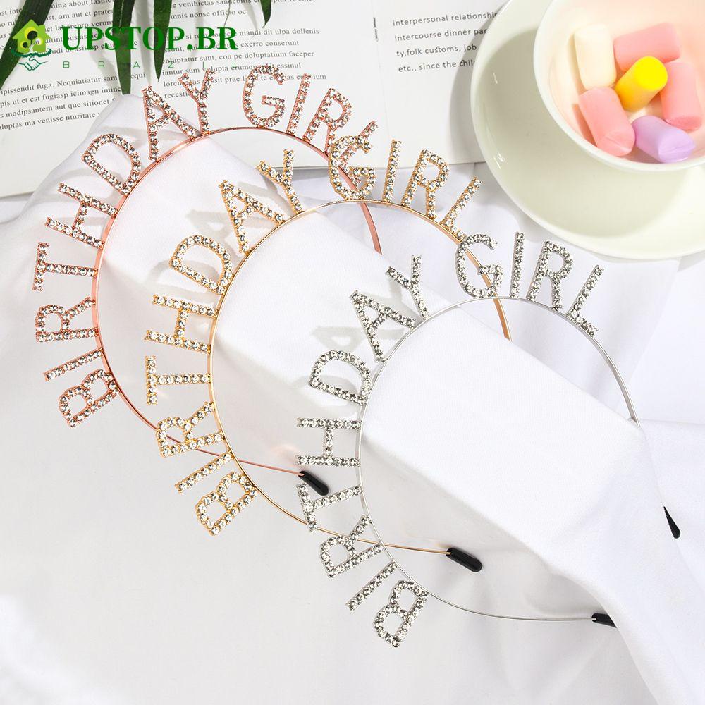 UPSTOP Styling Sweet Rhinestone Metal Alloy Fashion Women Birthday Girl ...