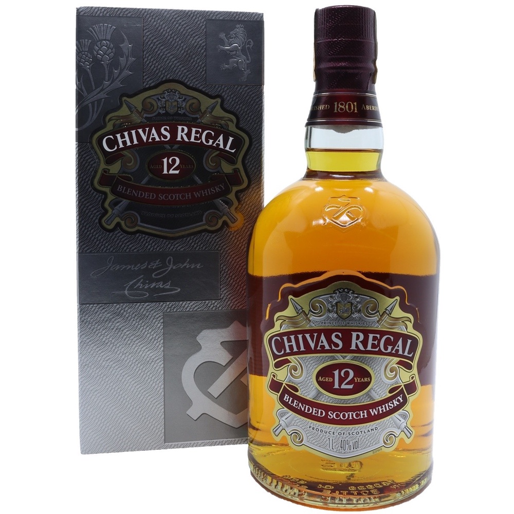 Whisky Chivas Regal 12 Anos 1000ml | Shopee Brasil