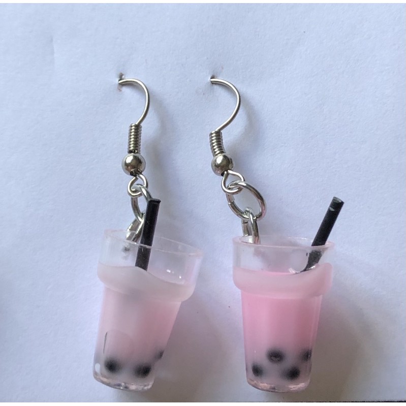 brincos de bubble tea | Shopee Brasil