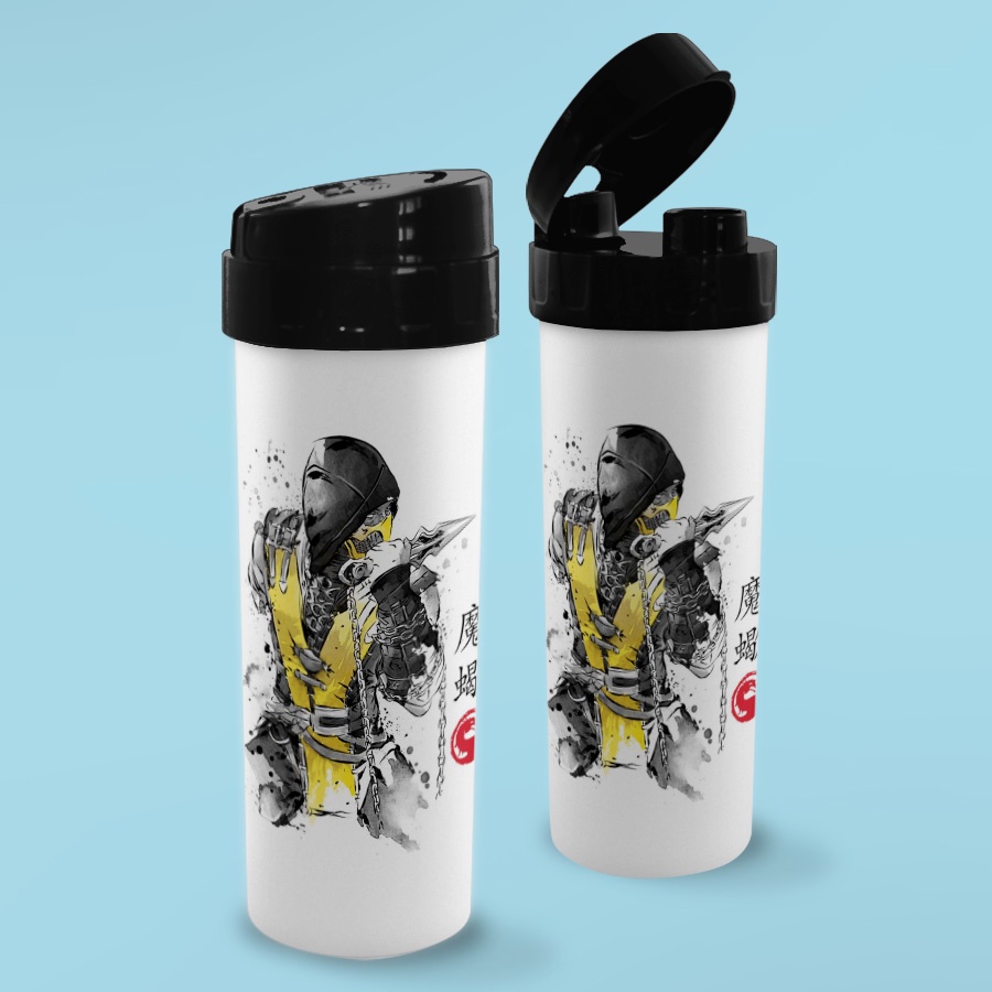 Garrafa ECO Scorpion - Mortal Kombat | Shopee Brasil