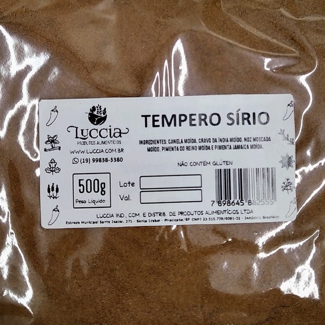 Pimenta Síria (Tempero Sírio) - KIT 150 g, 250 g e 500 g | Shopee Brasil