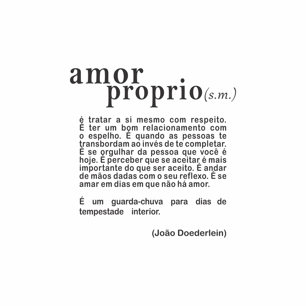 Adesivo Decorativo De Parede Frase Amor Proprio Envio em 24h Imediato ...