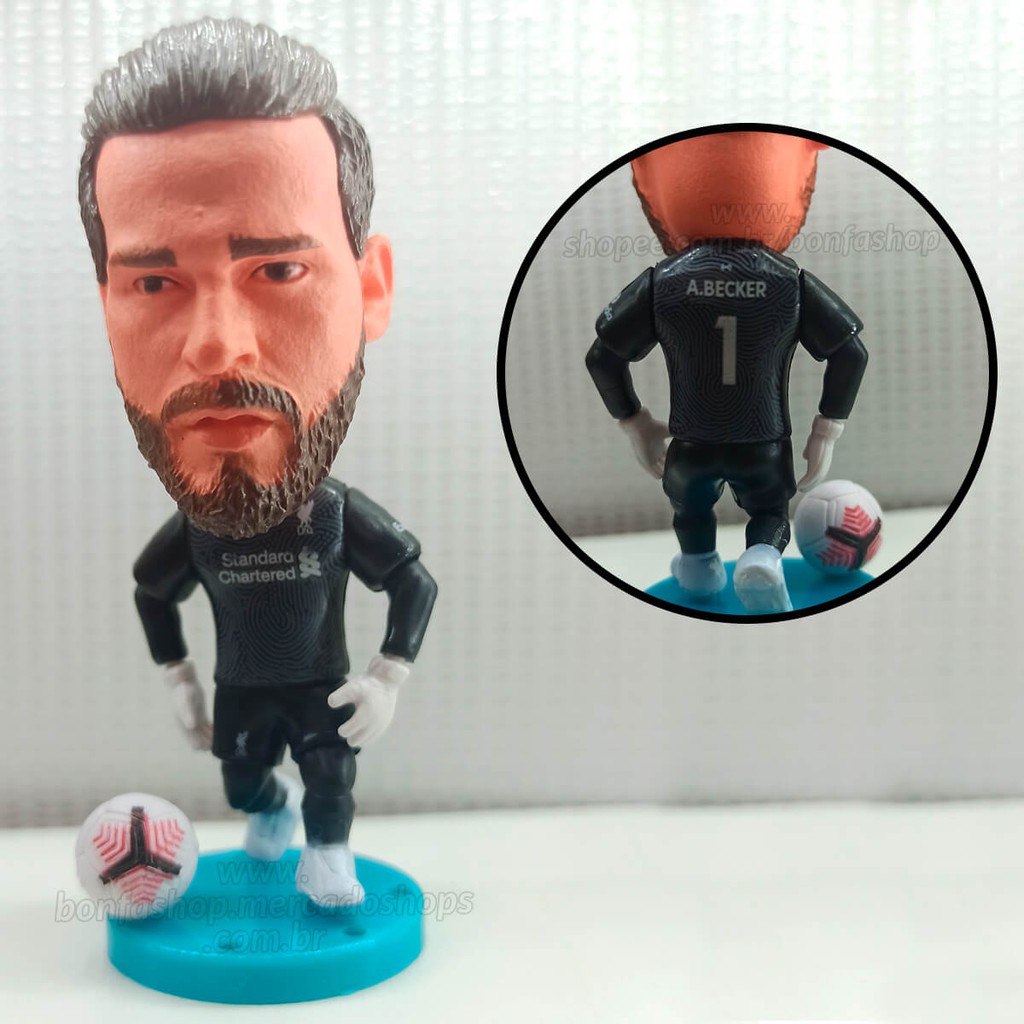 Mini Craque Goleiro Alisson Liverpool 2021 - Miniatura Minicraque ...