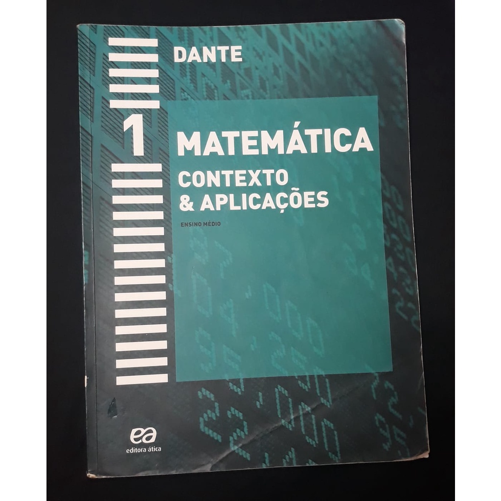 Livro Matematica Contexto & Aplicacoes 1 -Ensino Medio Dante | Shopee ...