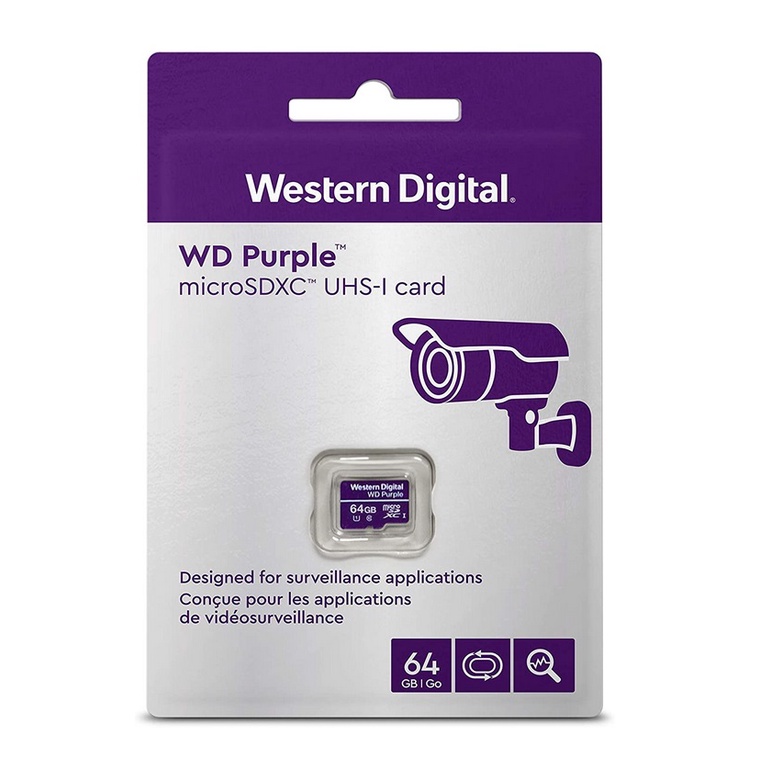 Cartão Microsd 64 Gb Wd Purple Intelbras Pronta Entrega | Shopee Brasil