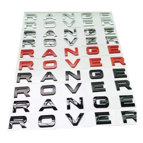 Emblema Letras Range Rover Evoque Sport Varias Cores | Shopee Brasil