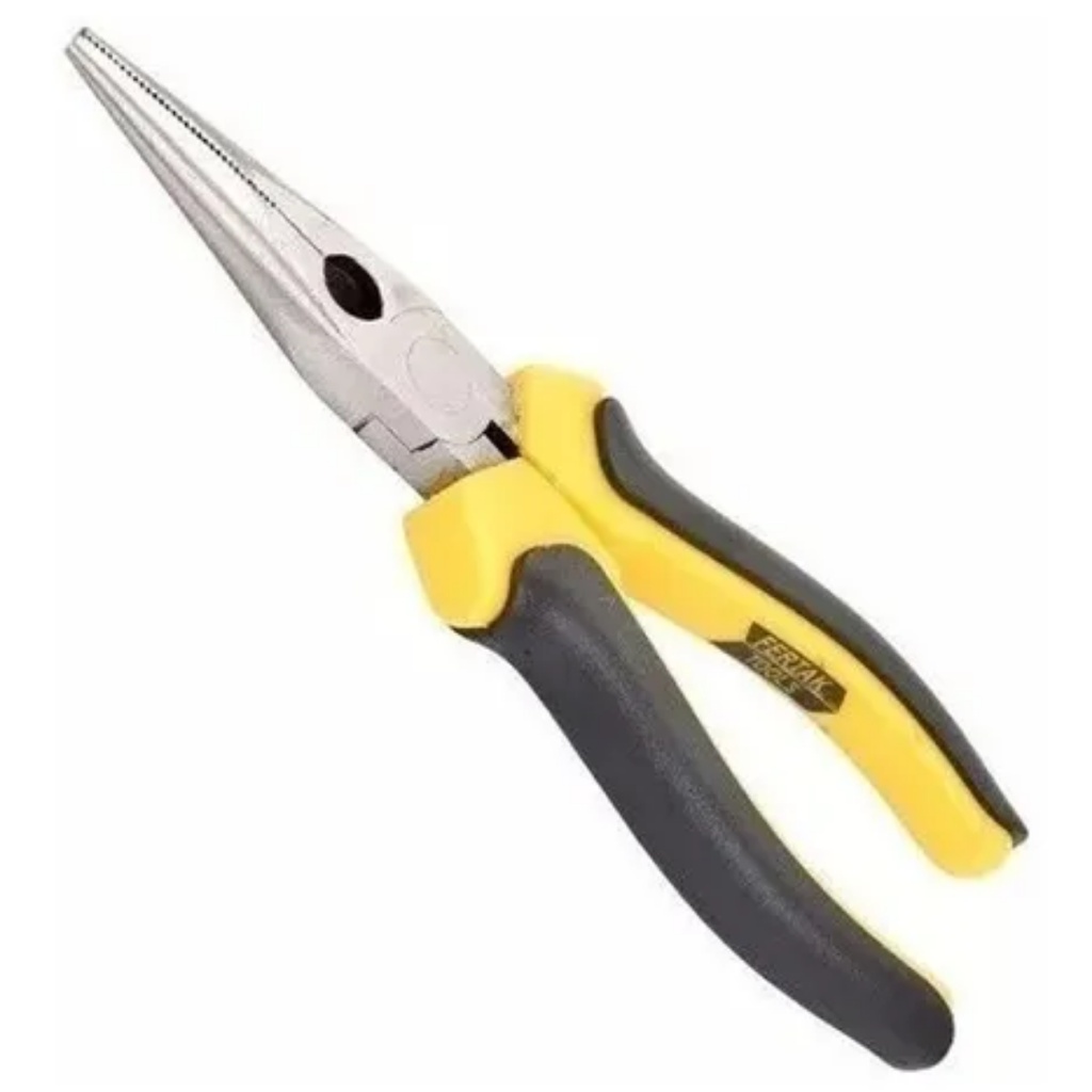 Alicate Bico Meia Cana Fino Reto 6" Hobby - Fertak | Shopee Brasil
