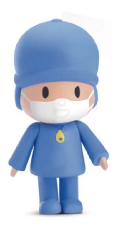 Boneco Pocoyo De Vinil Edicao Limitada + Mascara Infantil | Shopee Brasil