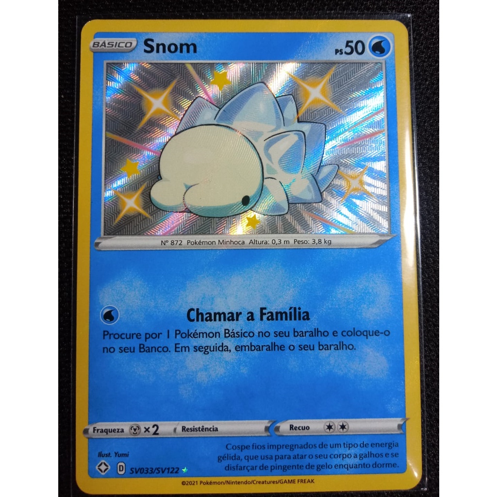 Snom (SV033/S122) - Destinos Brilhantes Shiny - Carta Pokémon TCG ...