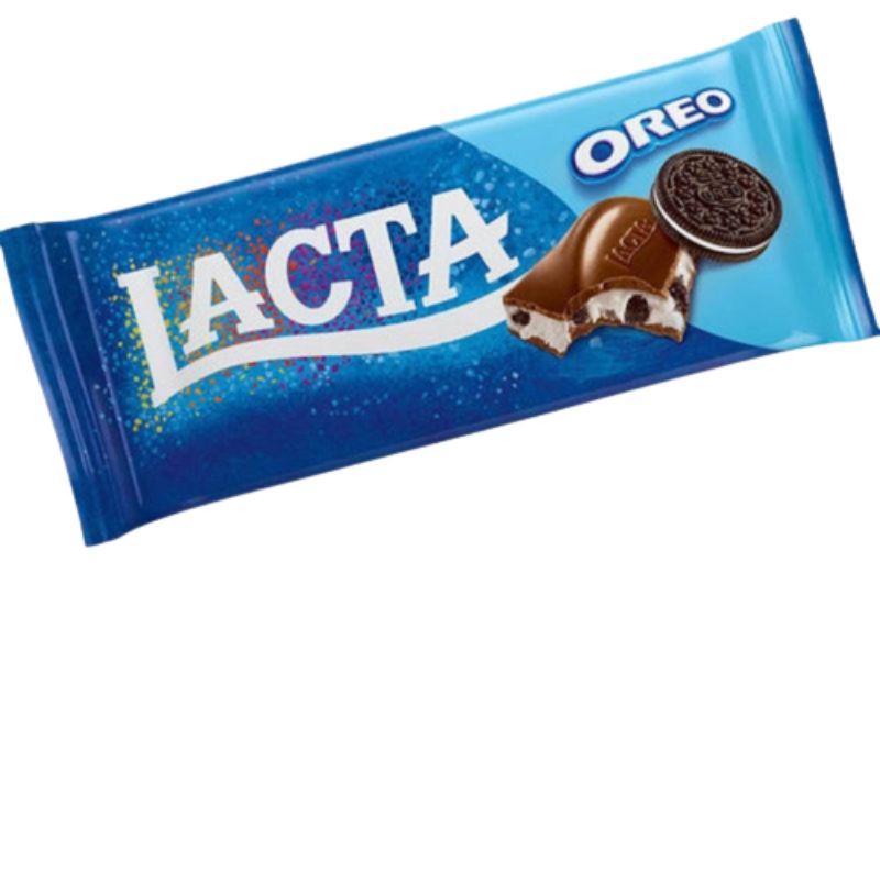 CHOCOLATE AO LEITE C/ OREO 90G LACTA | Shopee Brasil